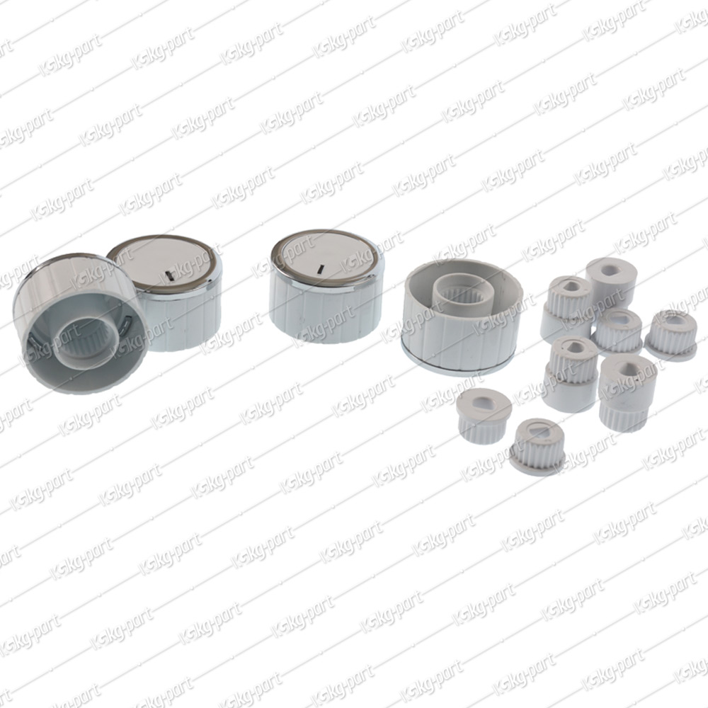 Universal Cooker Button Set - White Inox Wholesale